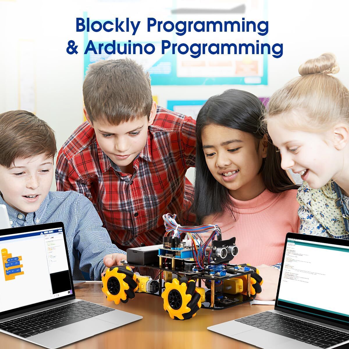 ACEBOTT ESP32 Smart Robotics Car Starter Kit Mecanum Wheel Camera Compatible with Arduino IDE ...