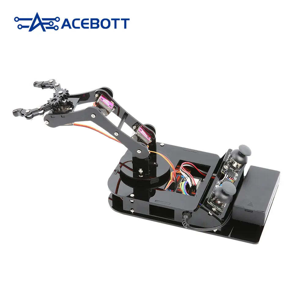 Acebott Esp32 Programmable Arduino Robot Arm Kit For Beginners And Teens
