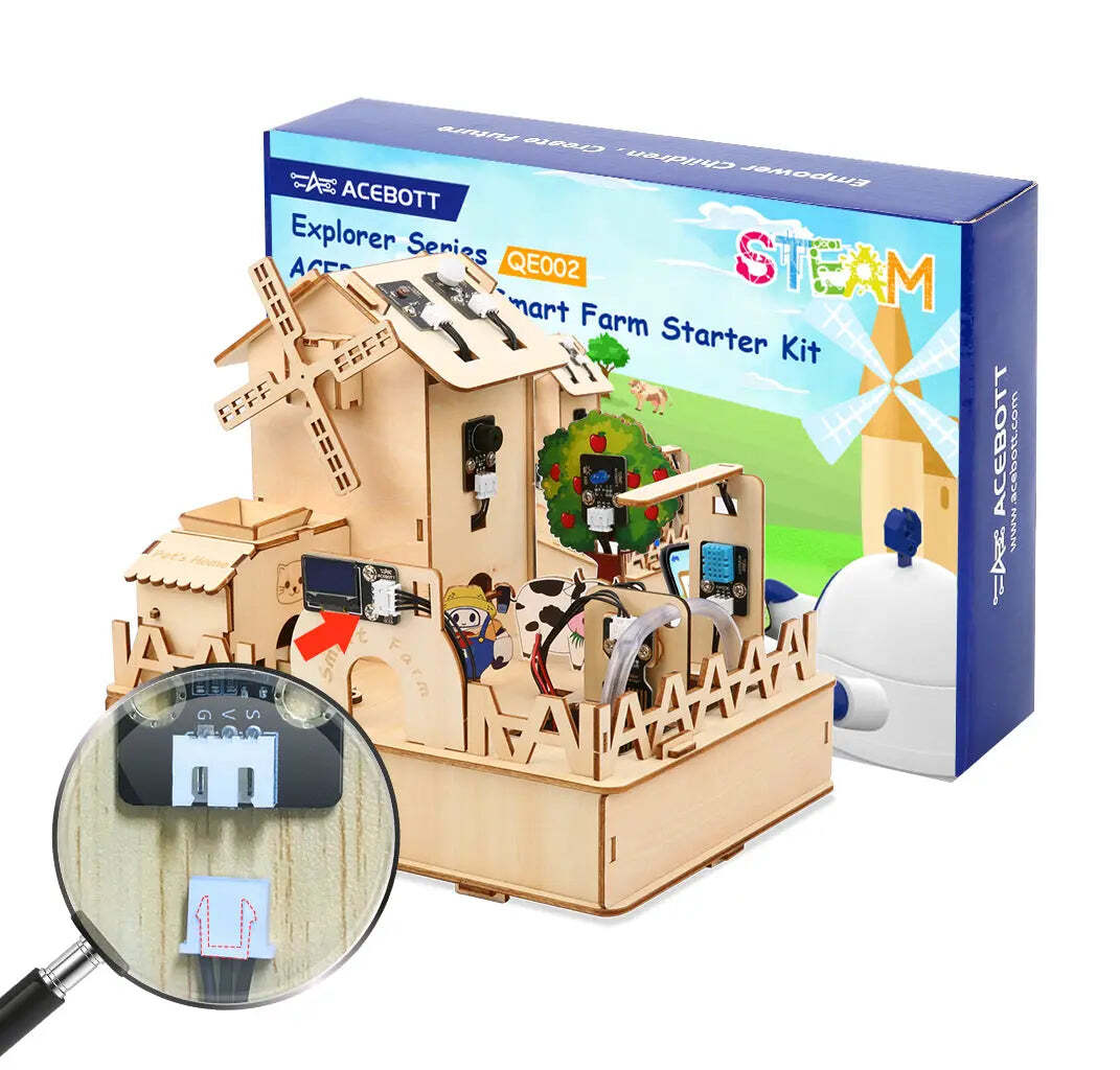 ACEBOTT IOT Esp32 Smart Farm Kit Compatible With Arduino/Acecode – Plus ...