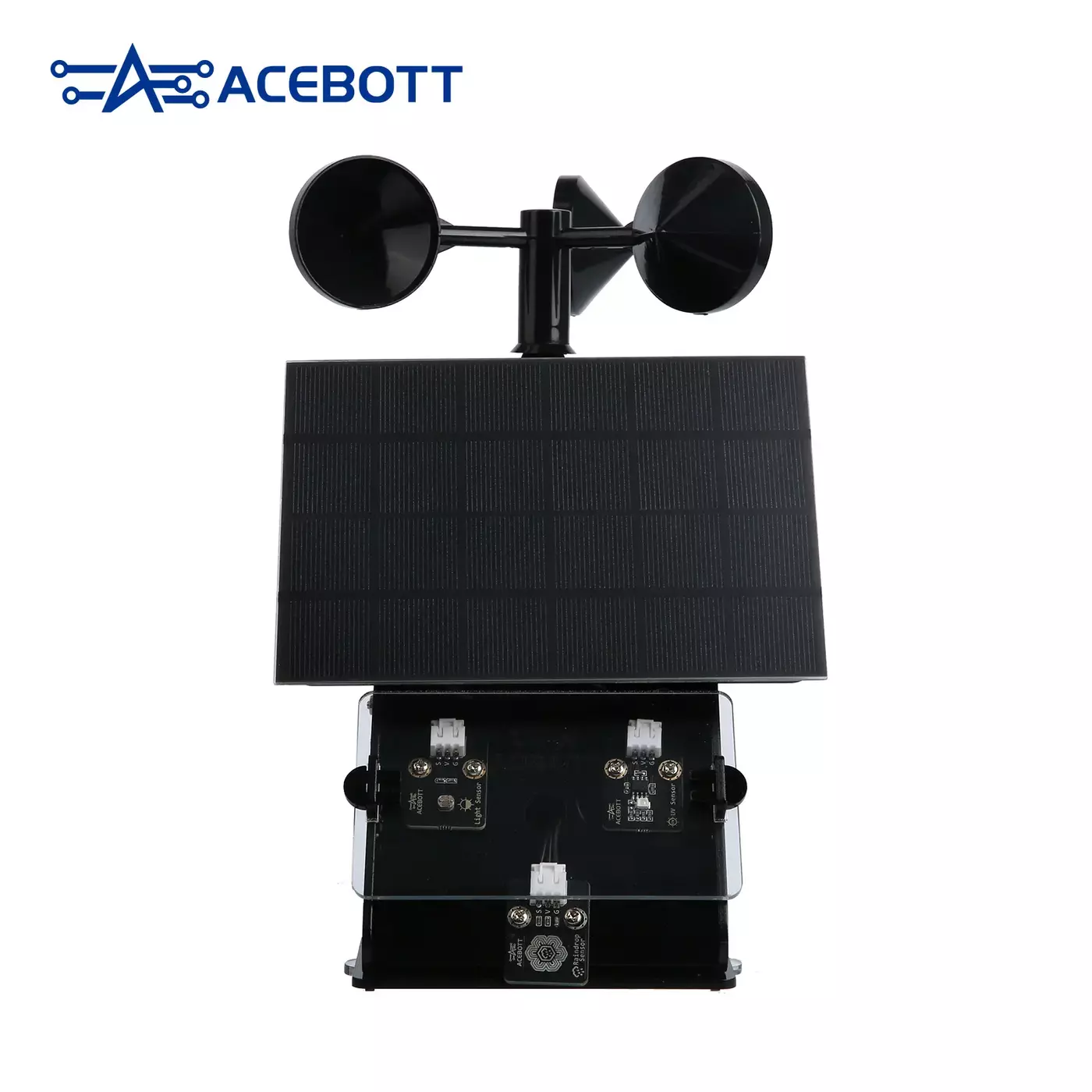 ACEBOTT IOT Weather Station Starter Kit Wind Speed Temperature Humidity Monitor Weather Forecast ...